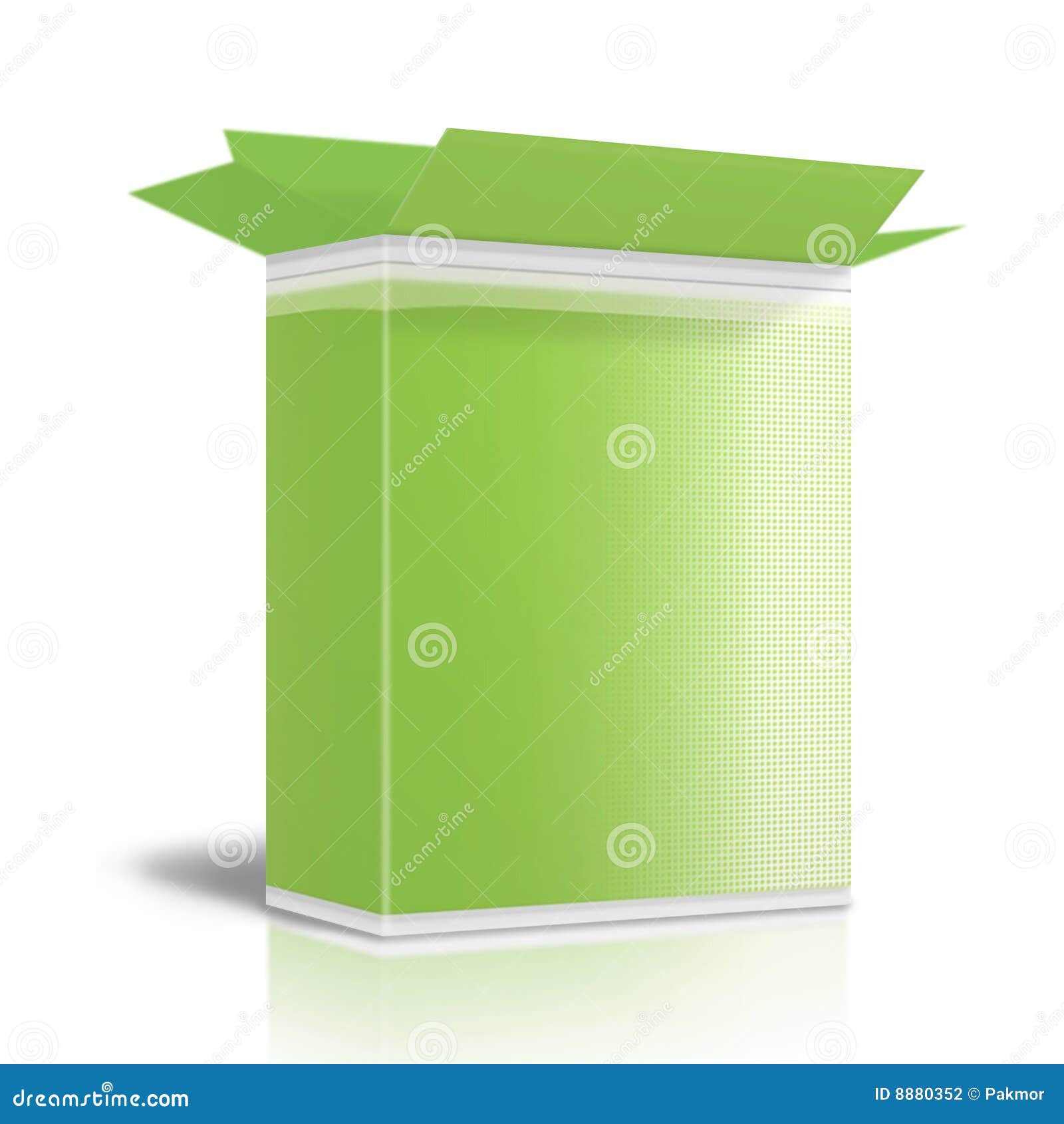 Cardboard Boxes with Generic Printing Stock Illustration - Illustration ...