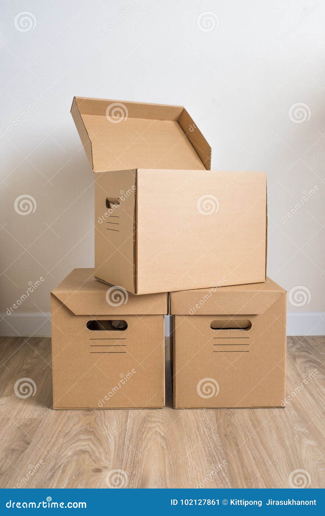 Cardboard boxes with lid stock image. Image of freight - 102127861