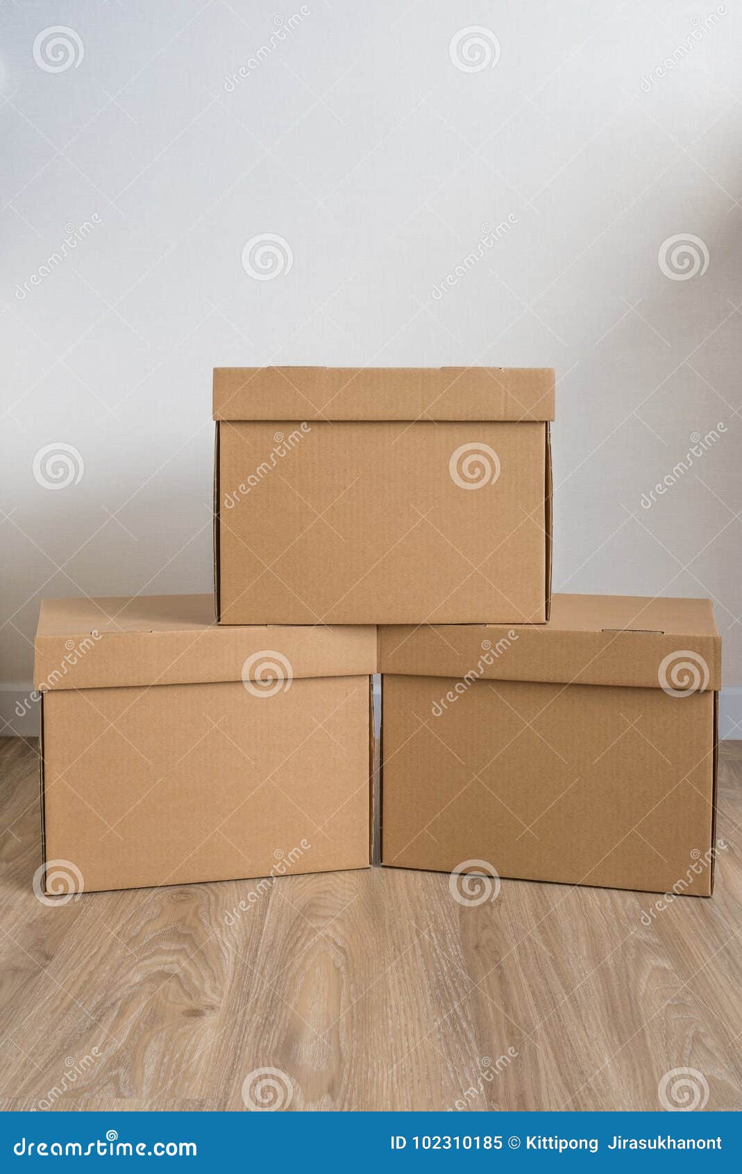 Cardboard boxes with lid stock image. Image of package - 102310185