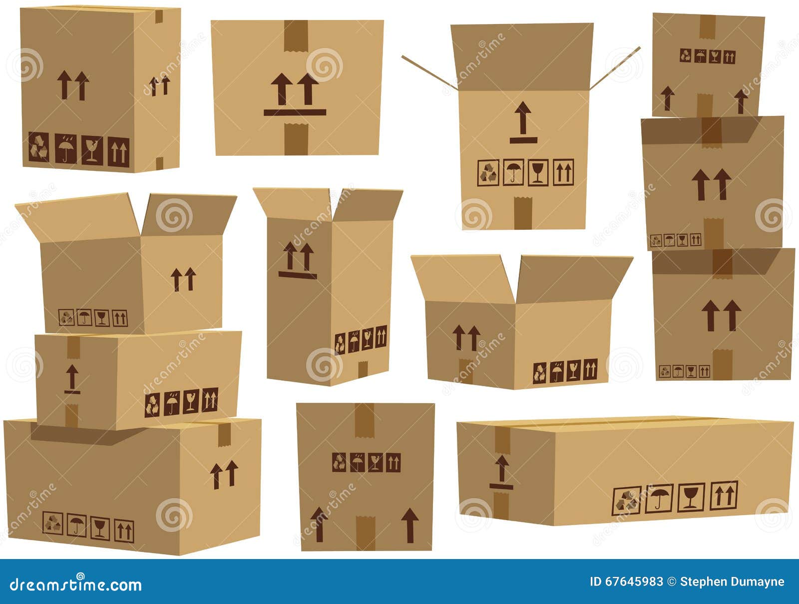 Boxes Cartoons, Illustrations & Vector Stock Images - 171411 Pictures ...