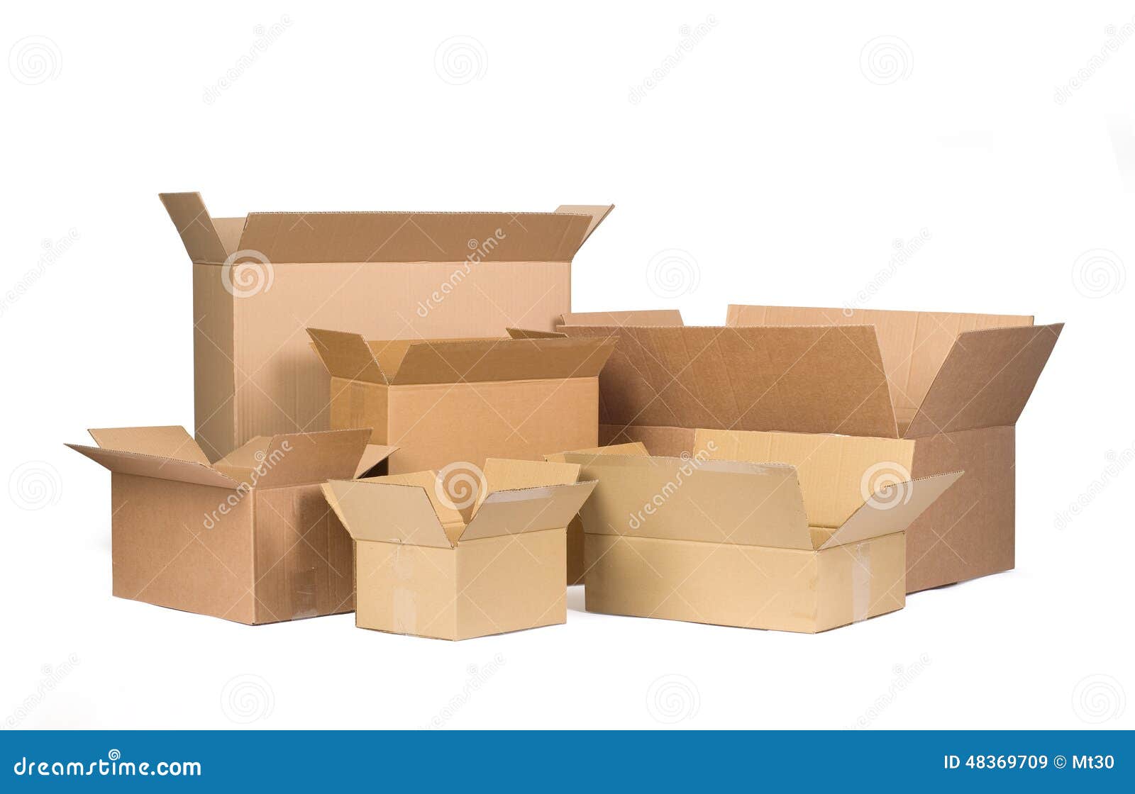 Cardboard boxes stock image. Image of copy, background - 48369709