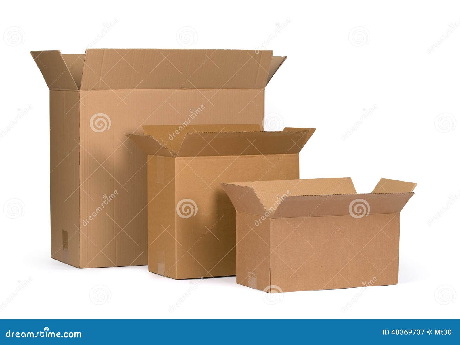 Cardboard boxes stock image. Image of background, space - 48369737