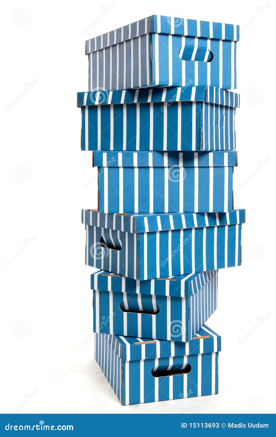 Cardboard Boxes in a Pile stock image. Image of balance - 15113693