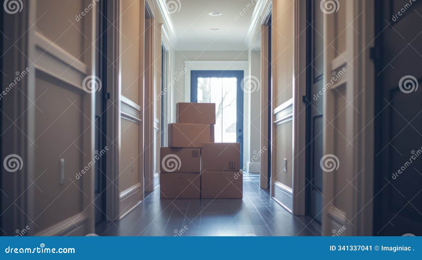 3d Boxes With Doors And Ladders Royalty-Free Stock Photo ...
