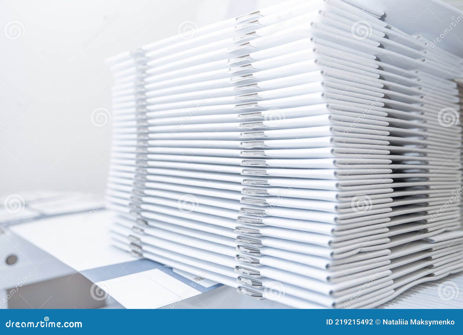 Cardboard Boxes Stored. Pile of Collapsed Cardboard Boxes.Large Number ...