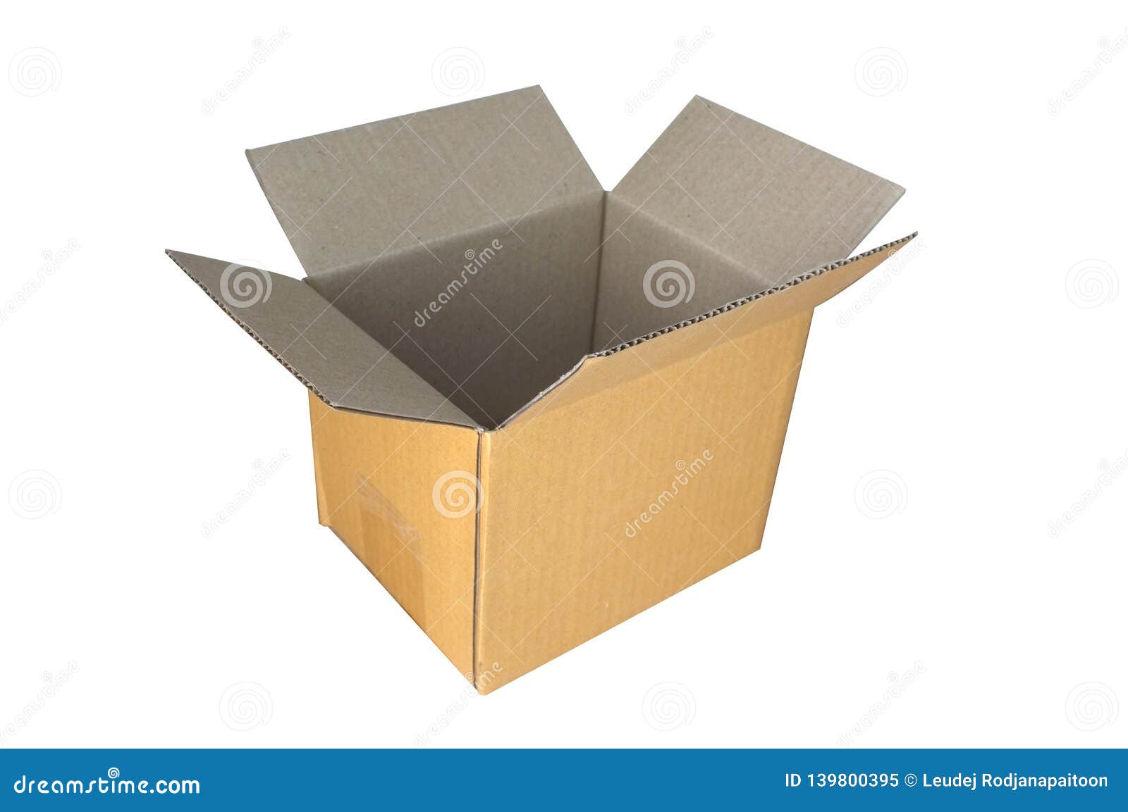 Cardboard Boxes on White Background Stock Image - Image of background ...