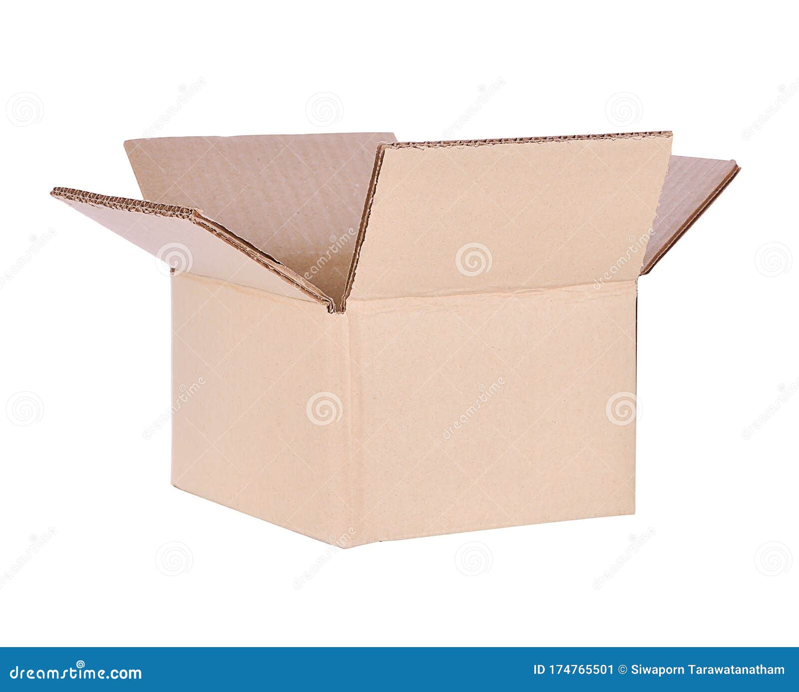 Cardboard Boxes on White Background Stock Image - Image of boxes, empty ...