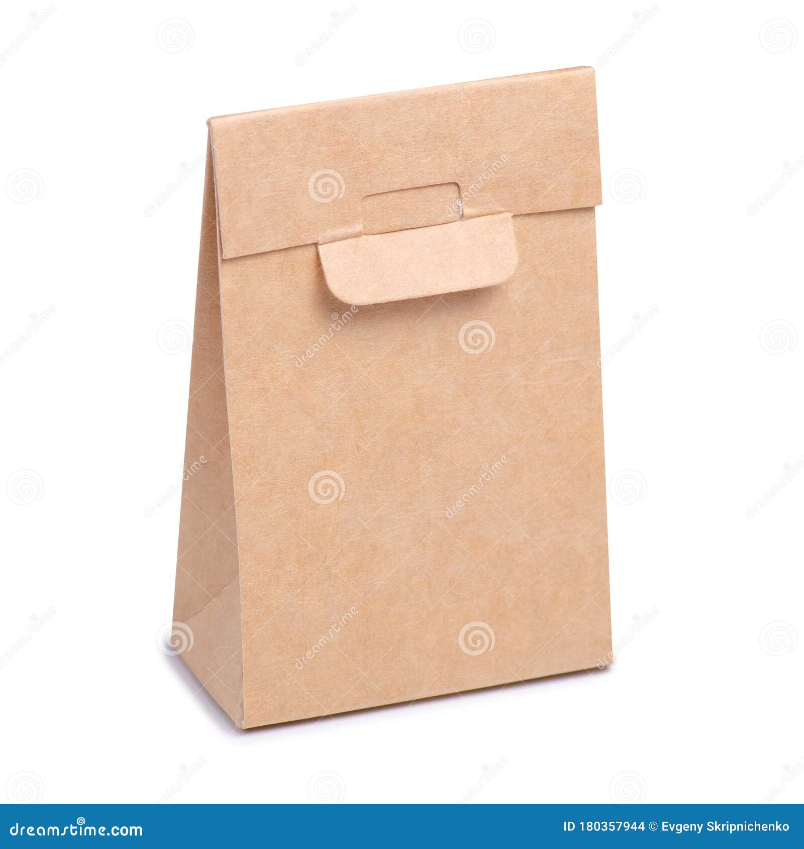 Cardboard brown package stock photo. Image of hold, hand - 180357944