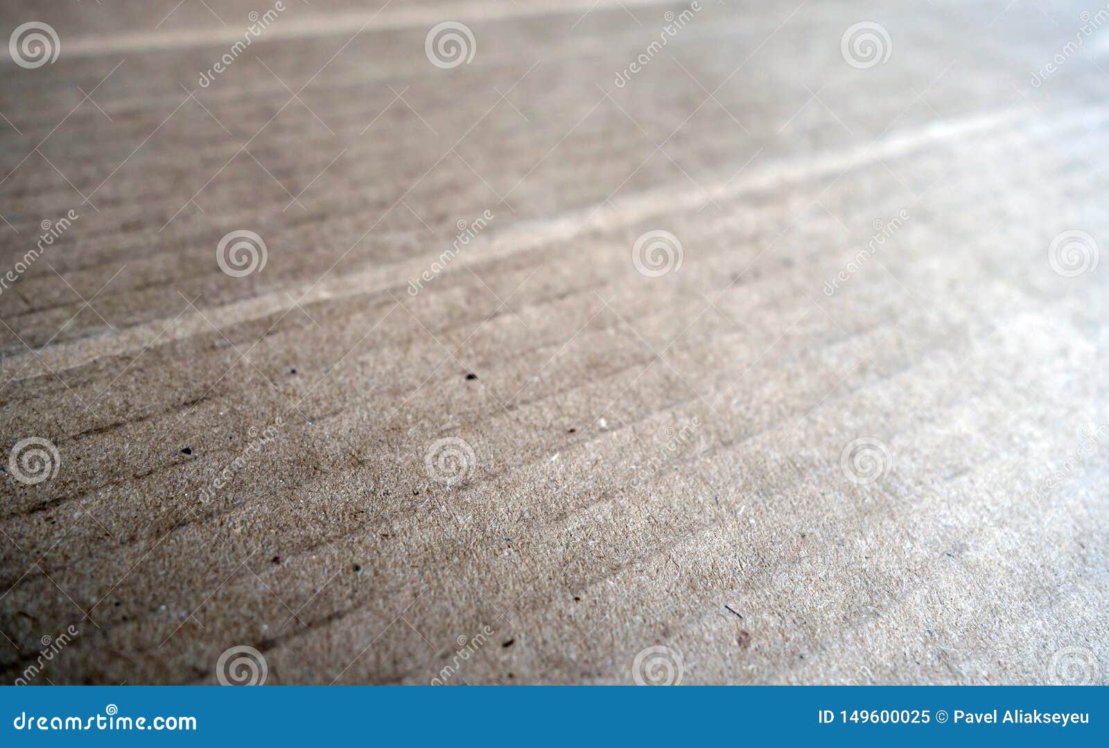 Cardboard Close-up with Blur Effect Stock Image - Image of natural ...