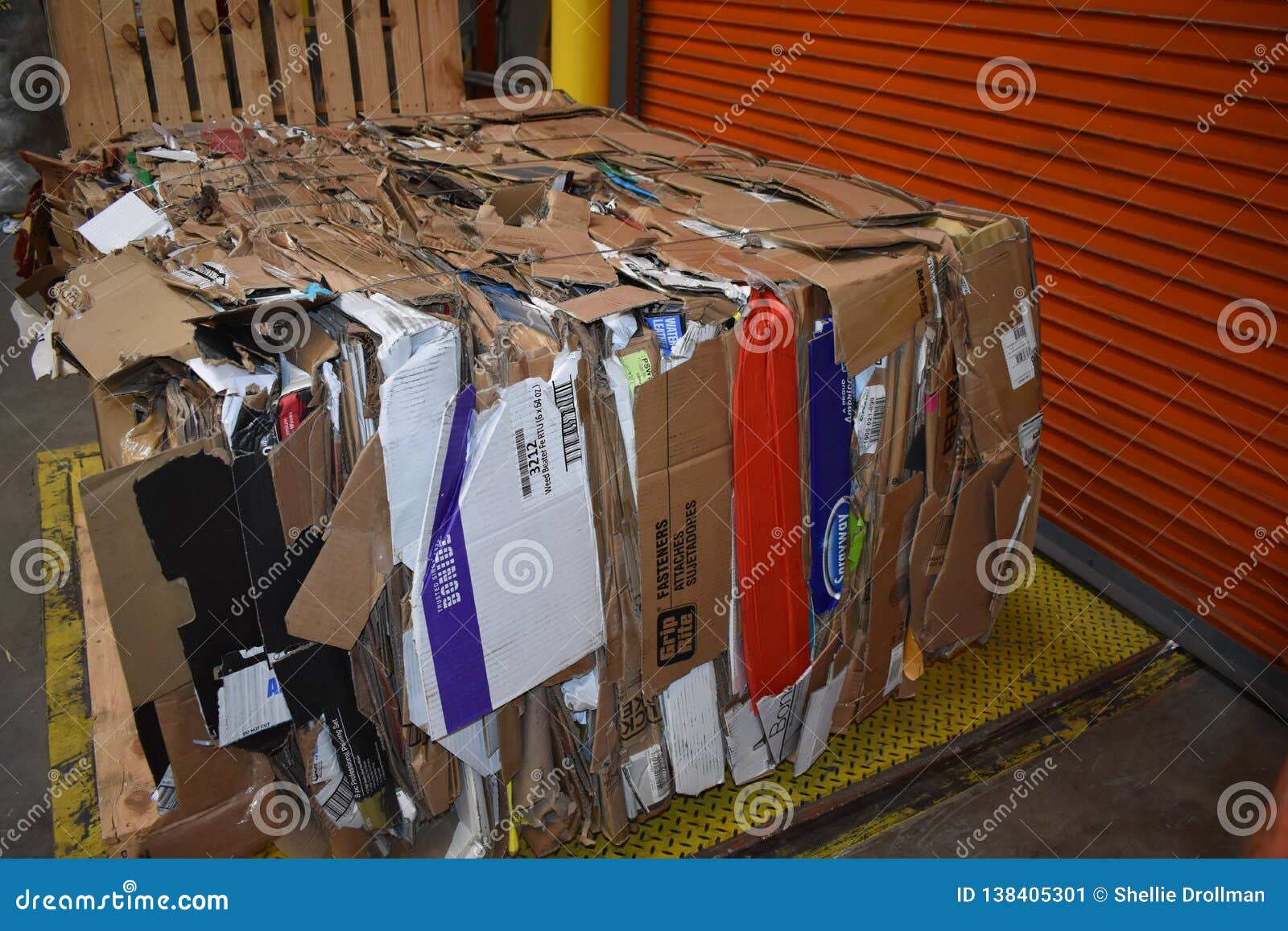 Cardboard stock image. Image of boxes, yellow, door - 138405301