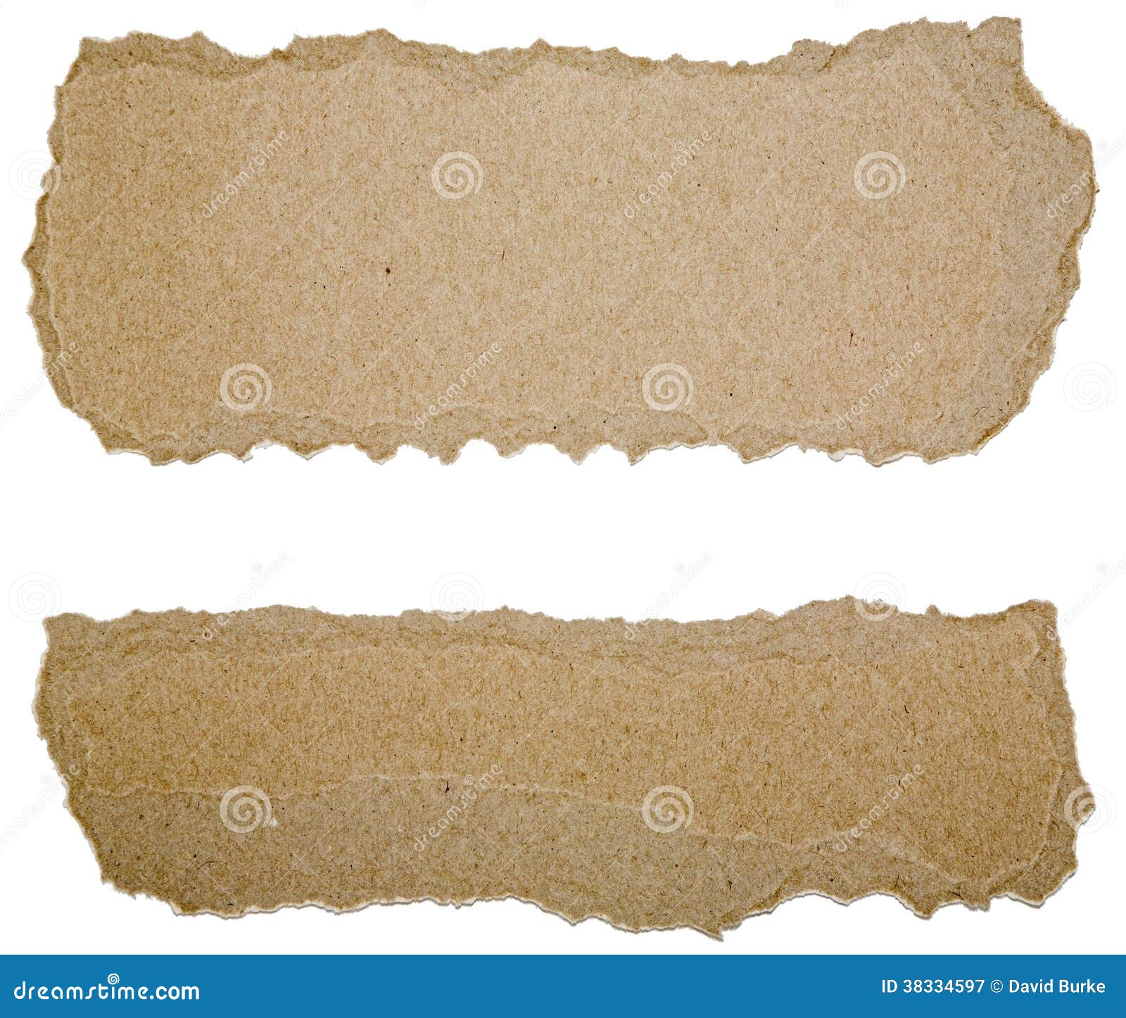 Cardboard Compressed Paper Strips Torn Stock Image - Image of ragged ...
