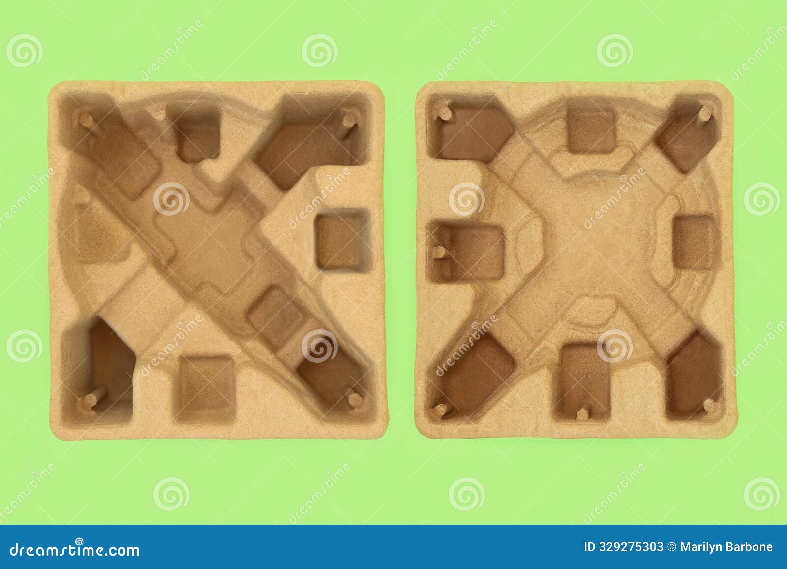 Cardboard Delivery Box Protection Inserts Stock Image - Image of ...