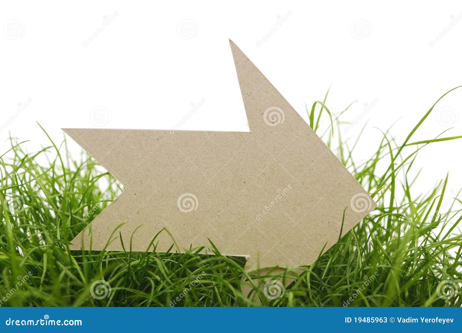 Cardboard direction sign stock image. Image of objects - 19485963
