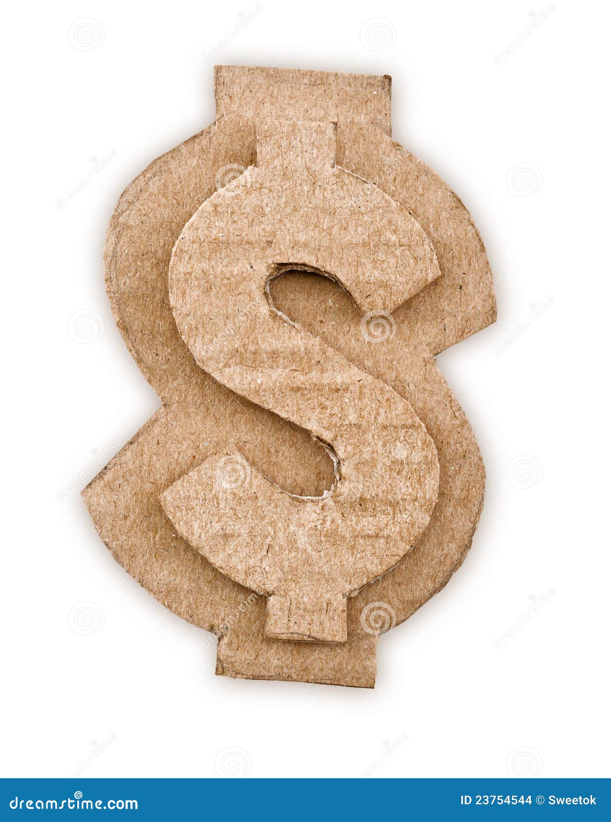Cardboard Dollar Sign Seamless Texture Royalty-Free Stock Image ...