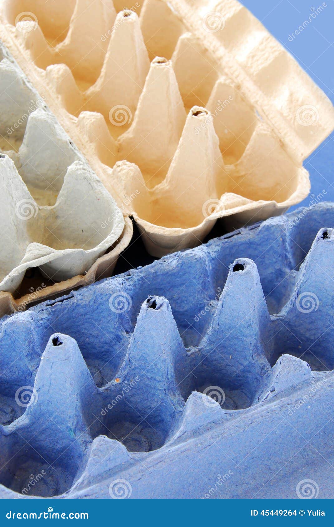 Cardboard eggboxes stock photo. Image of eggboxes, open - 45449264