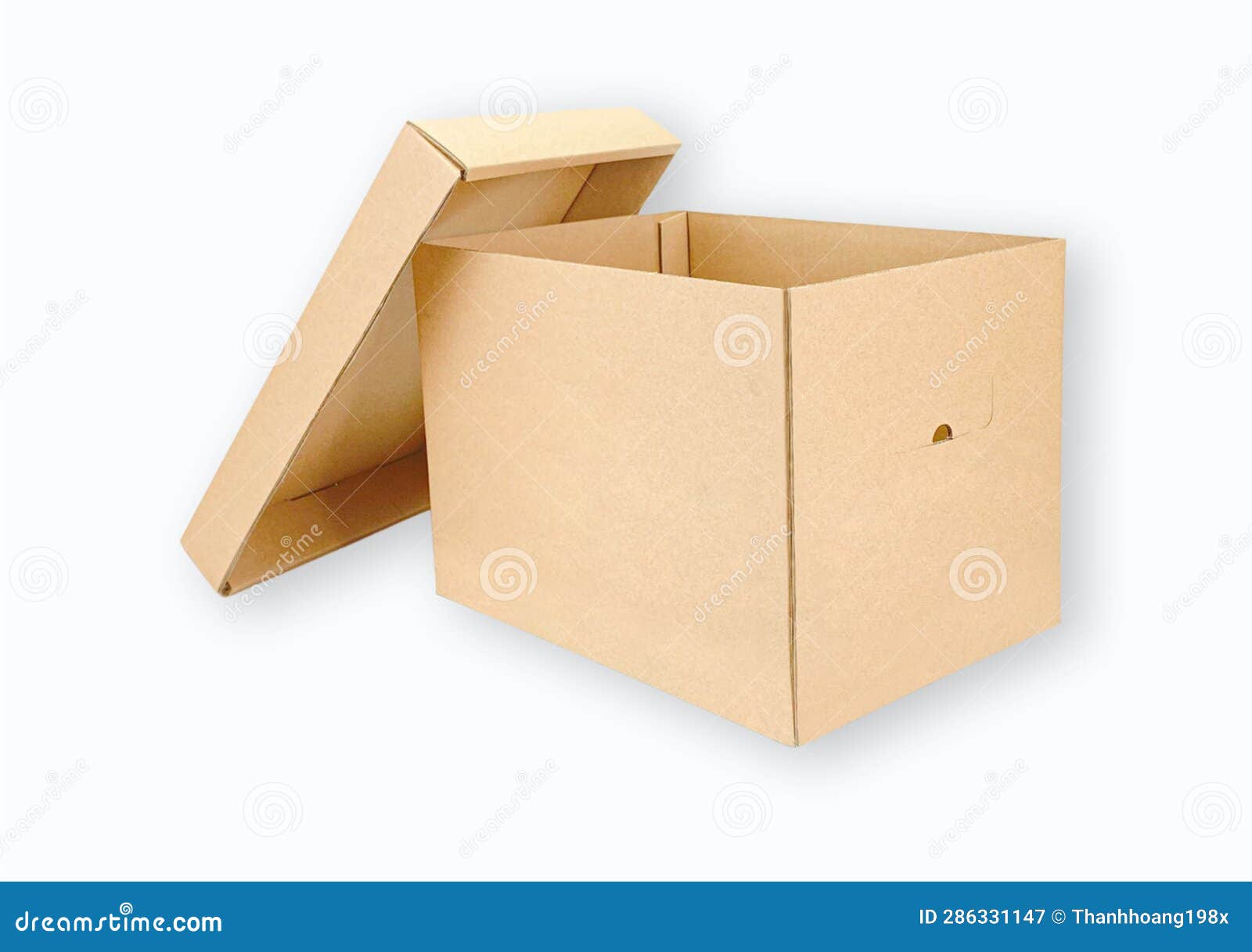 Cardboard file box stock image. Image of flooring, postal - 286331147