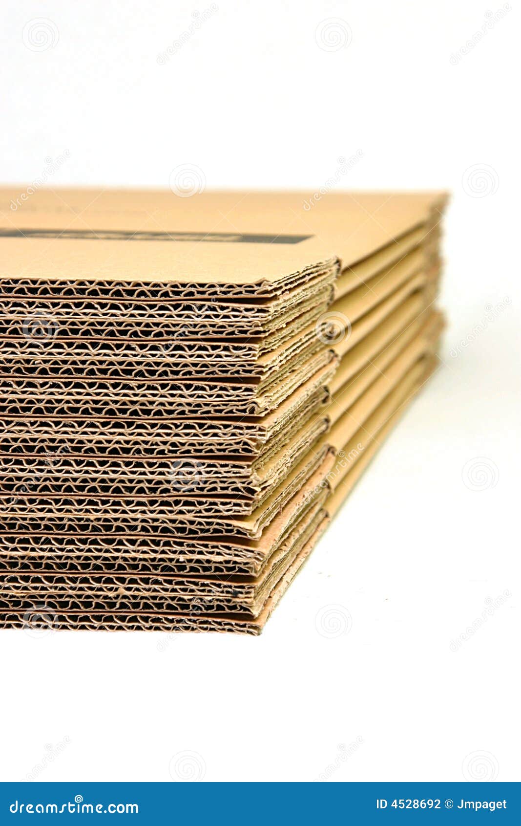 Cardboard Flatpack Boxes stock photo. Image of storing - 4528692