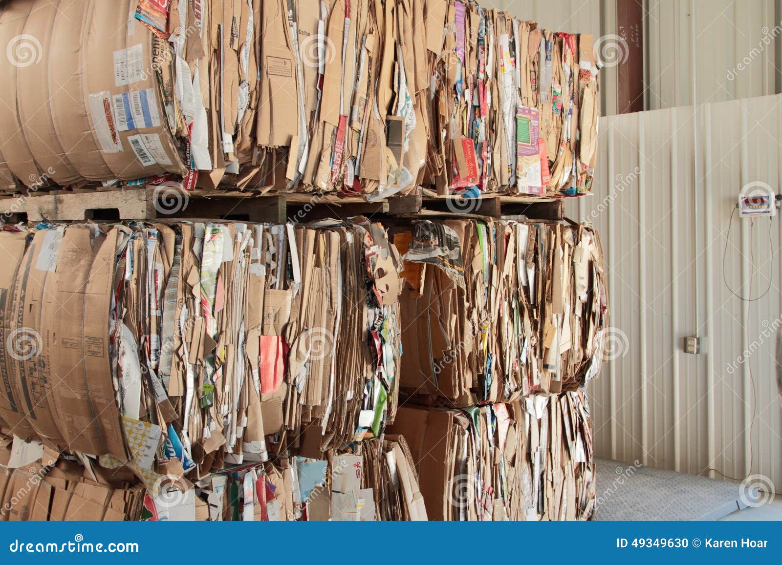 Cardboard Flattened for Recycling Editorial Image - Image of dumped ...