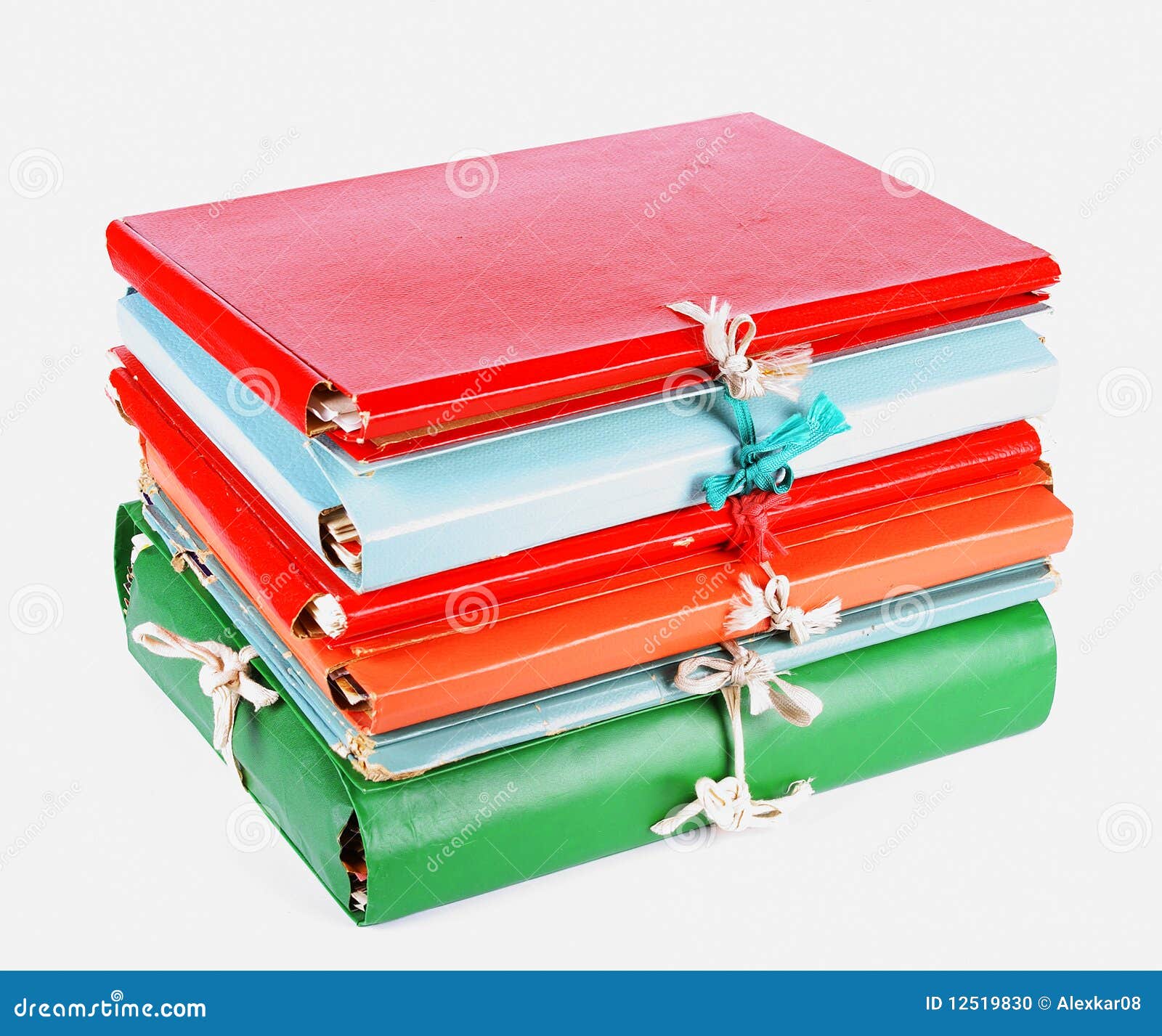 Cardboard folders stock photo. Image of paper, portfolio - 12519830