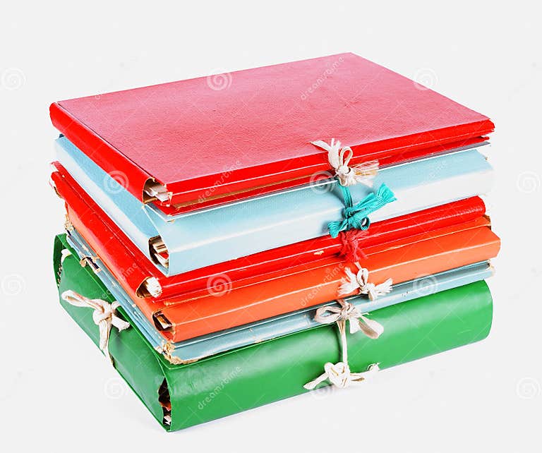 Cardboard folders stock photo. Image of paper, portfolio - 12519830