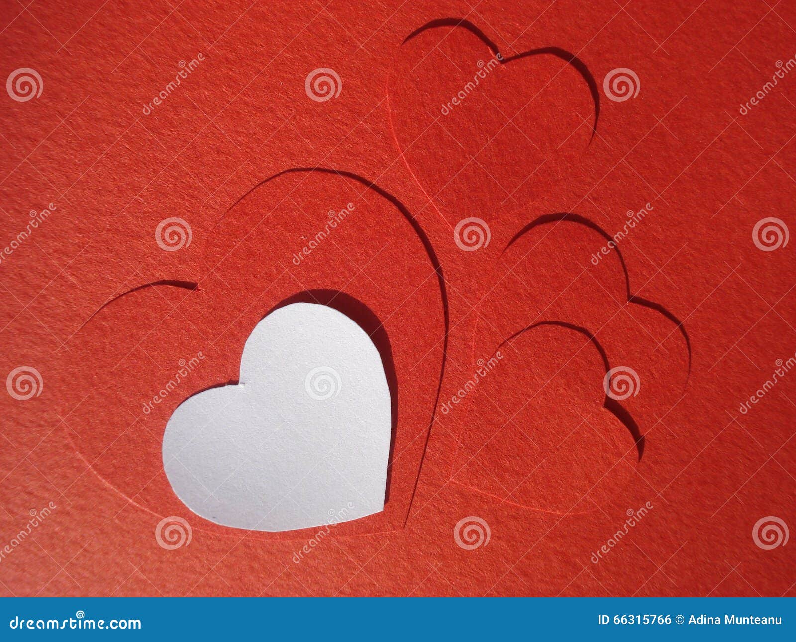 Cardboard hearts design stock photo. Image of concept - 66315766