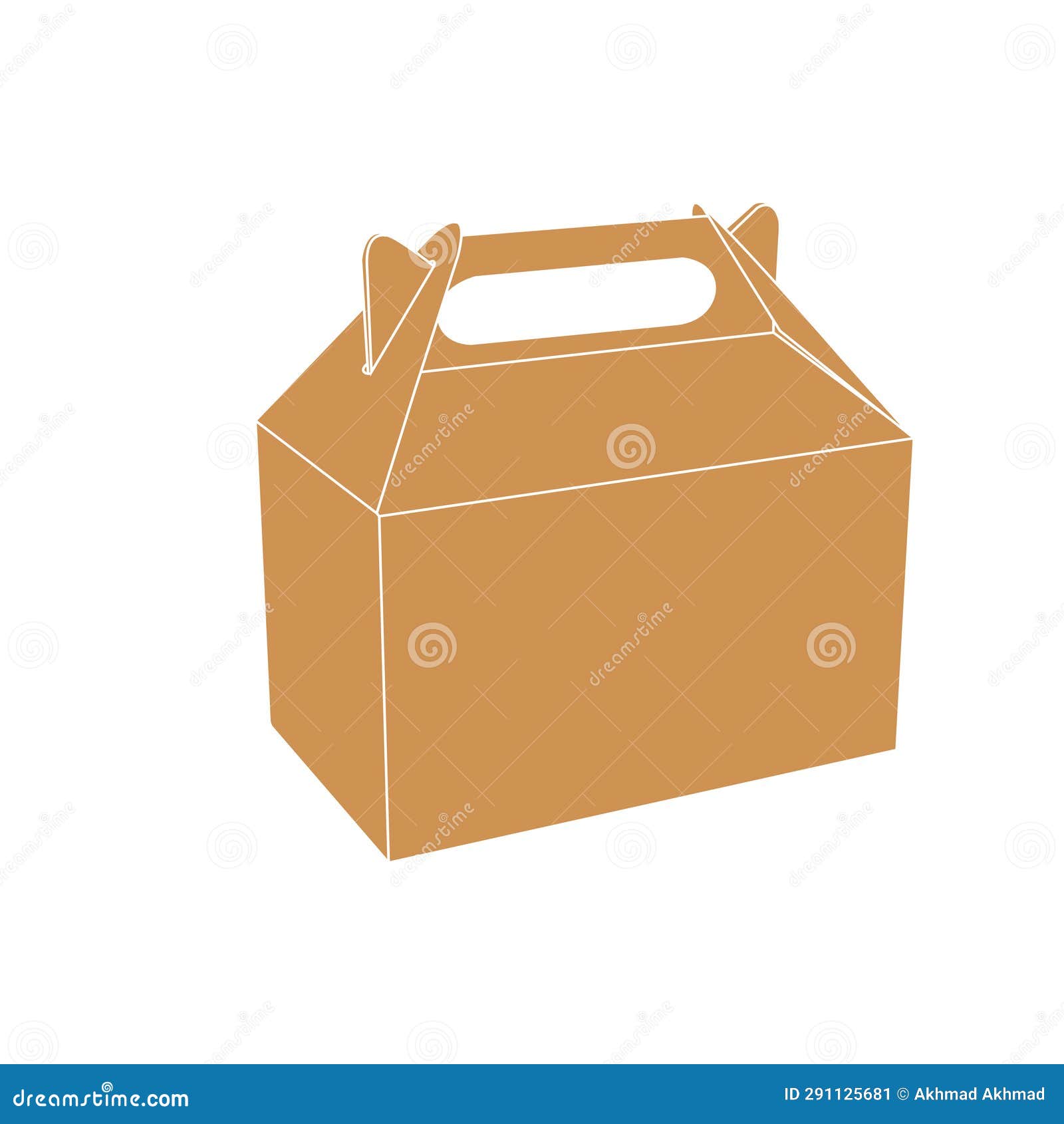 Cardboard icon stock vector. Illustration of vector - 291125681