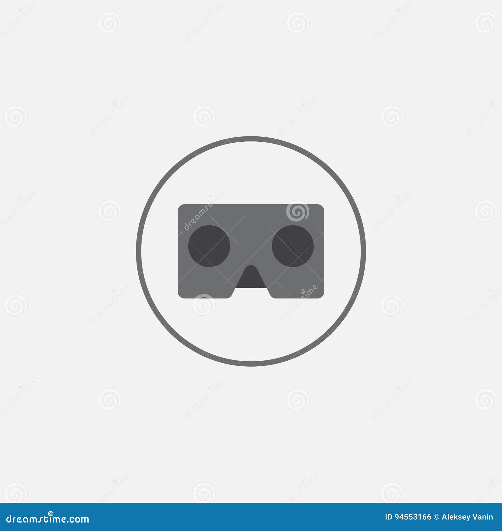 Cardboard Icon Vector, Vr Solid Illustration Stock Vector ...