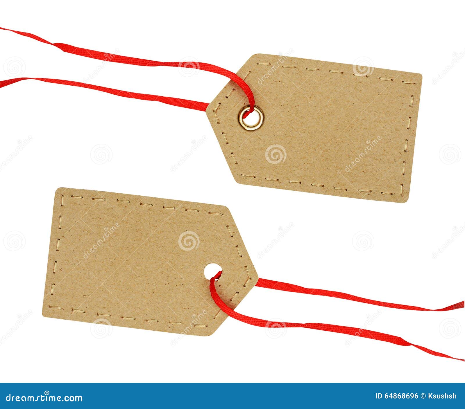 Set Of Cardboard Labels Royalty-Free Stock Photography | CartoonDealer ...