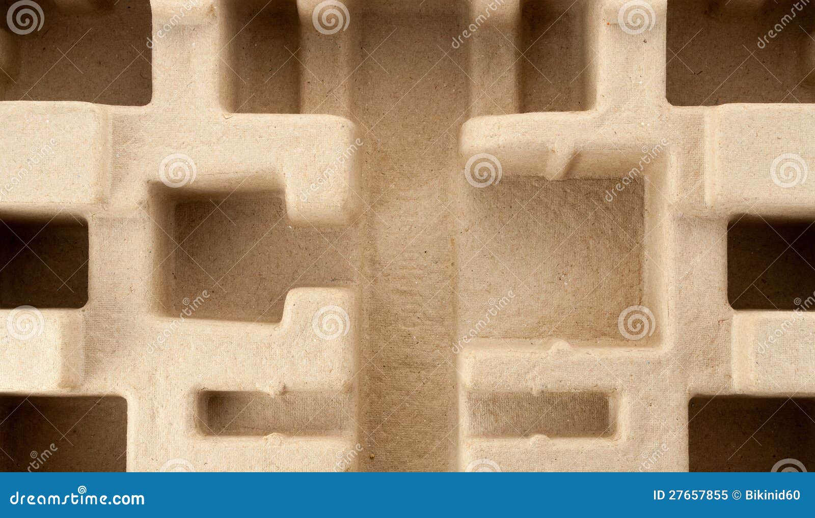 Cardboard labyrinth. stock image. Image of board, template - 27657855