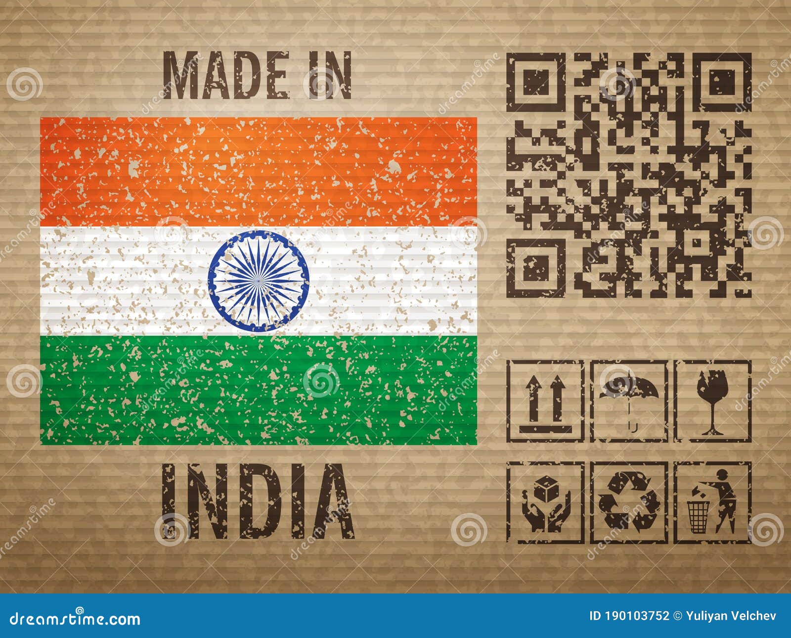 3d India Map With Cardboard Boxes Royalty-Free Stock Photo ...
