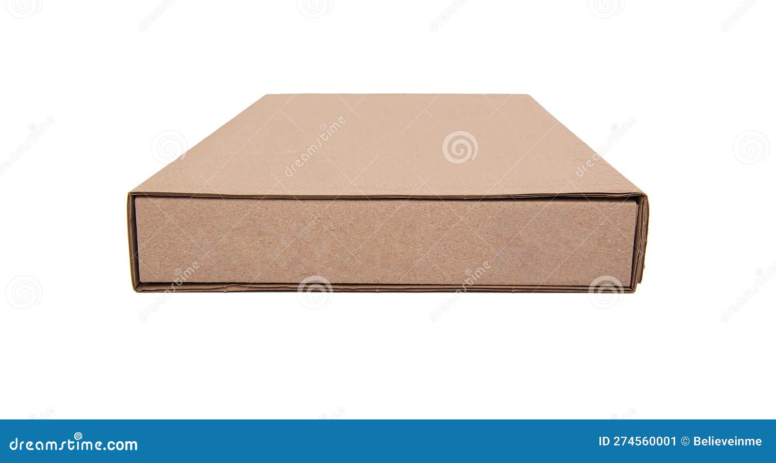 Cardboard Mail Box Isolated Stock Image - Image of parcel, shipping ...