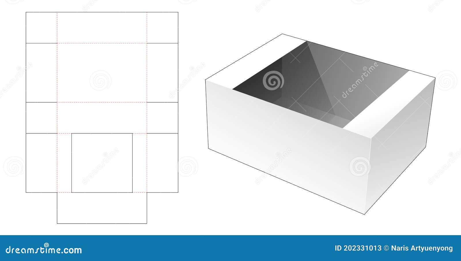 Cardboard Meal Tray Die Cut Template Stock Vector - Illustration of ...