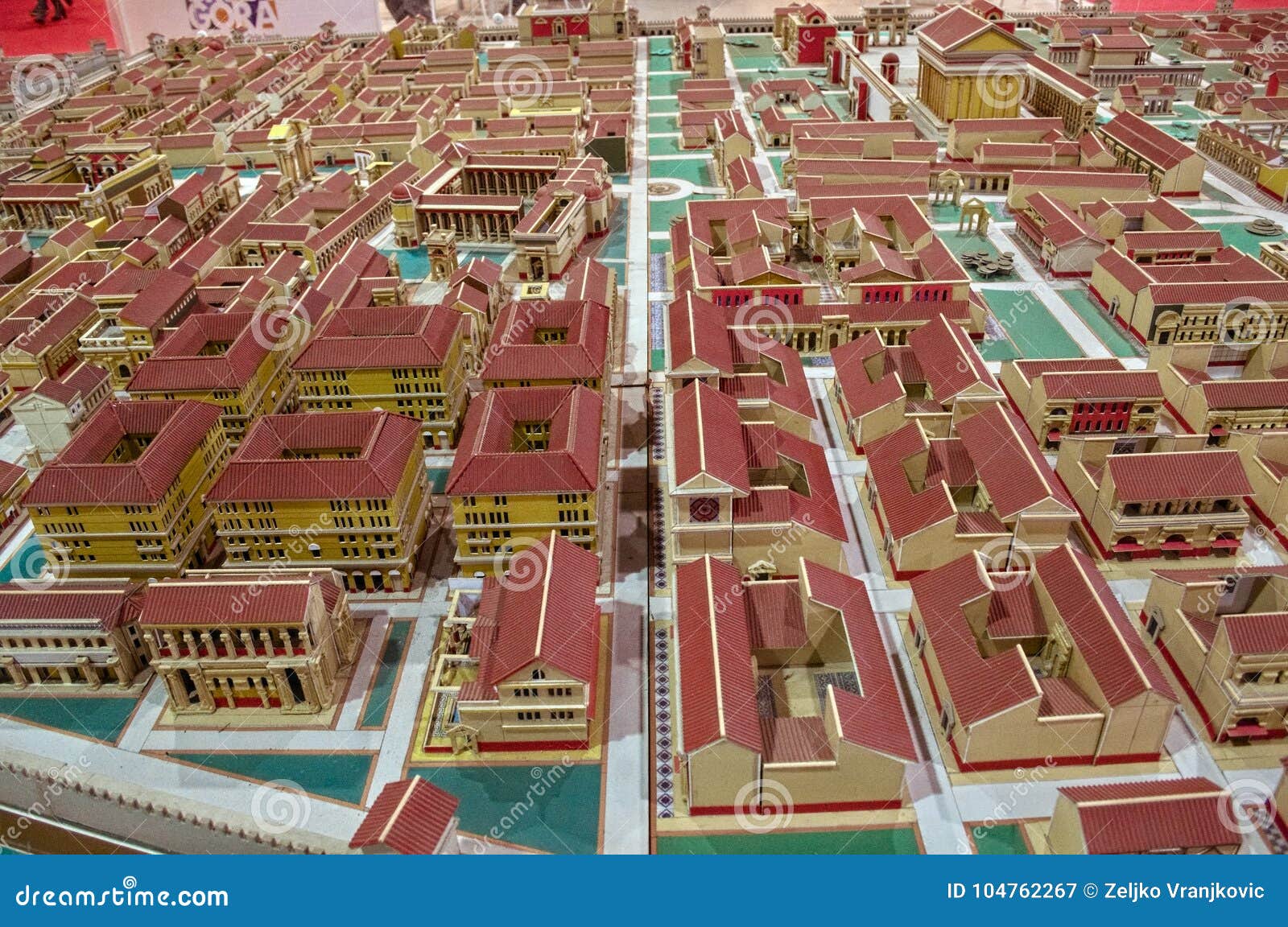Cardboard Model of a Roman City Editorial Photography - Image of ...