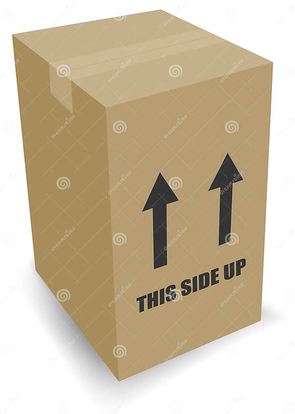 Cardboard Moving Boxes stock vector. Illustration of render - 2717878