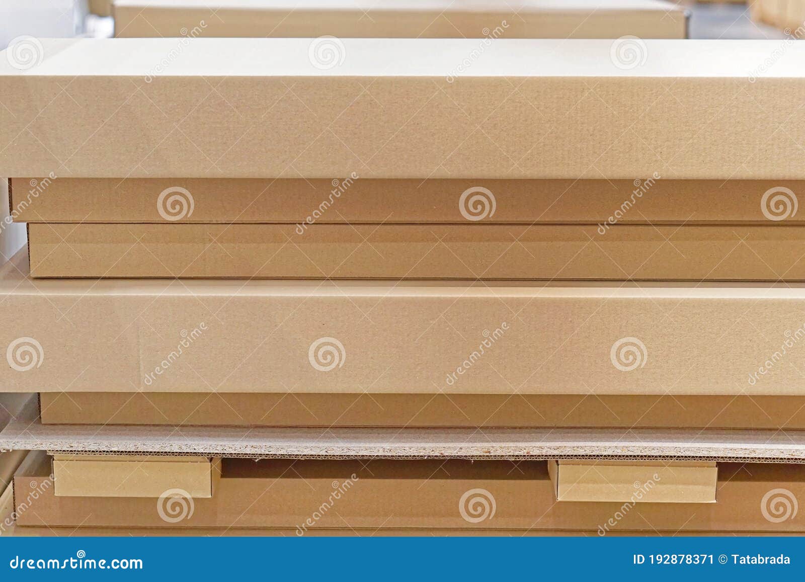 Cardboard packages stock image. Image of delivery, package - 192878371