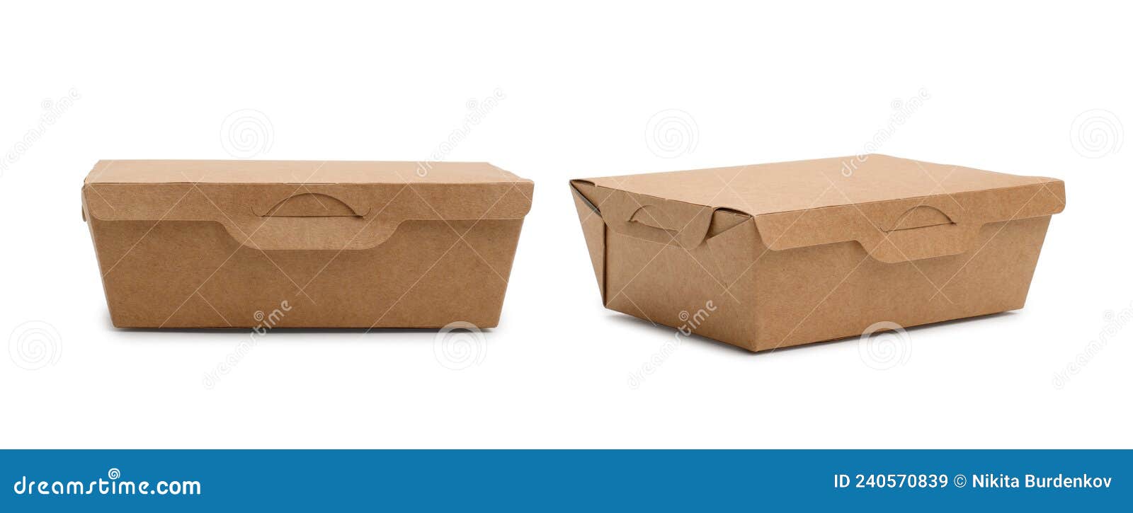 Cardboard Packaging for Food Delivery. Stock Image - Image of cardboard ...