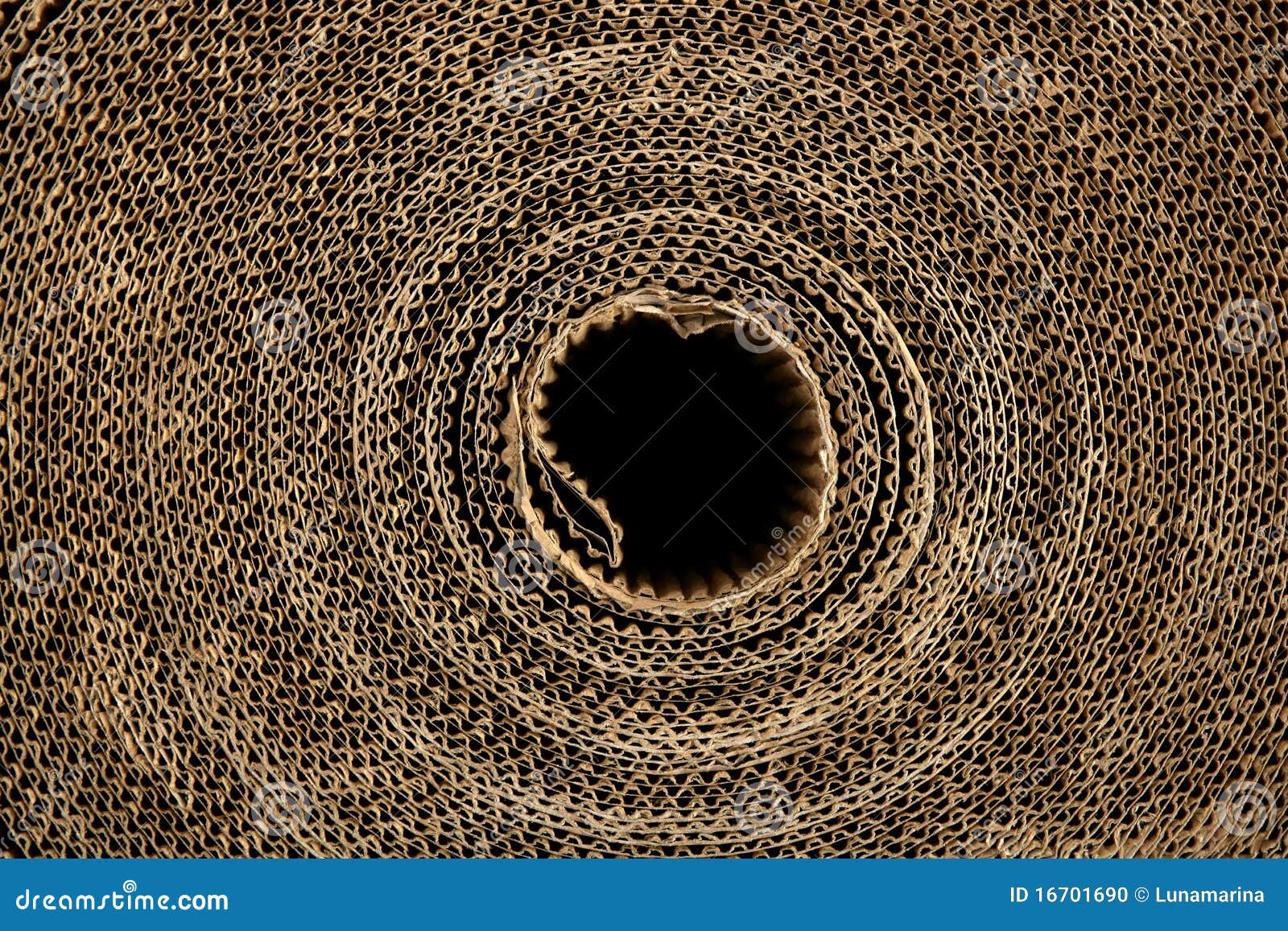 Cardboard Packing Box For Moving With The Lid Slightly Open And A Vent ...