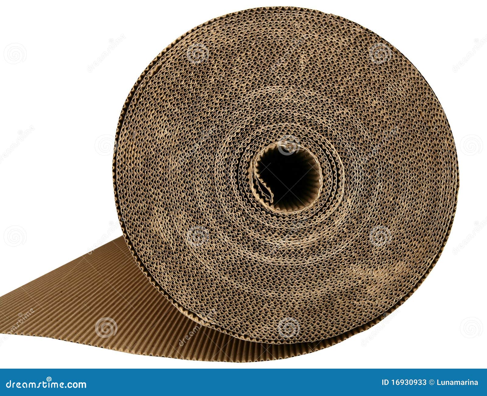 Cardboard Packing Box For Moving With The Lid Slightly Open And A Vent ...