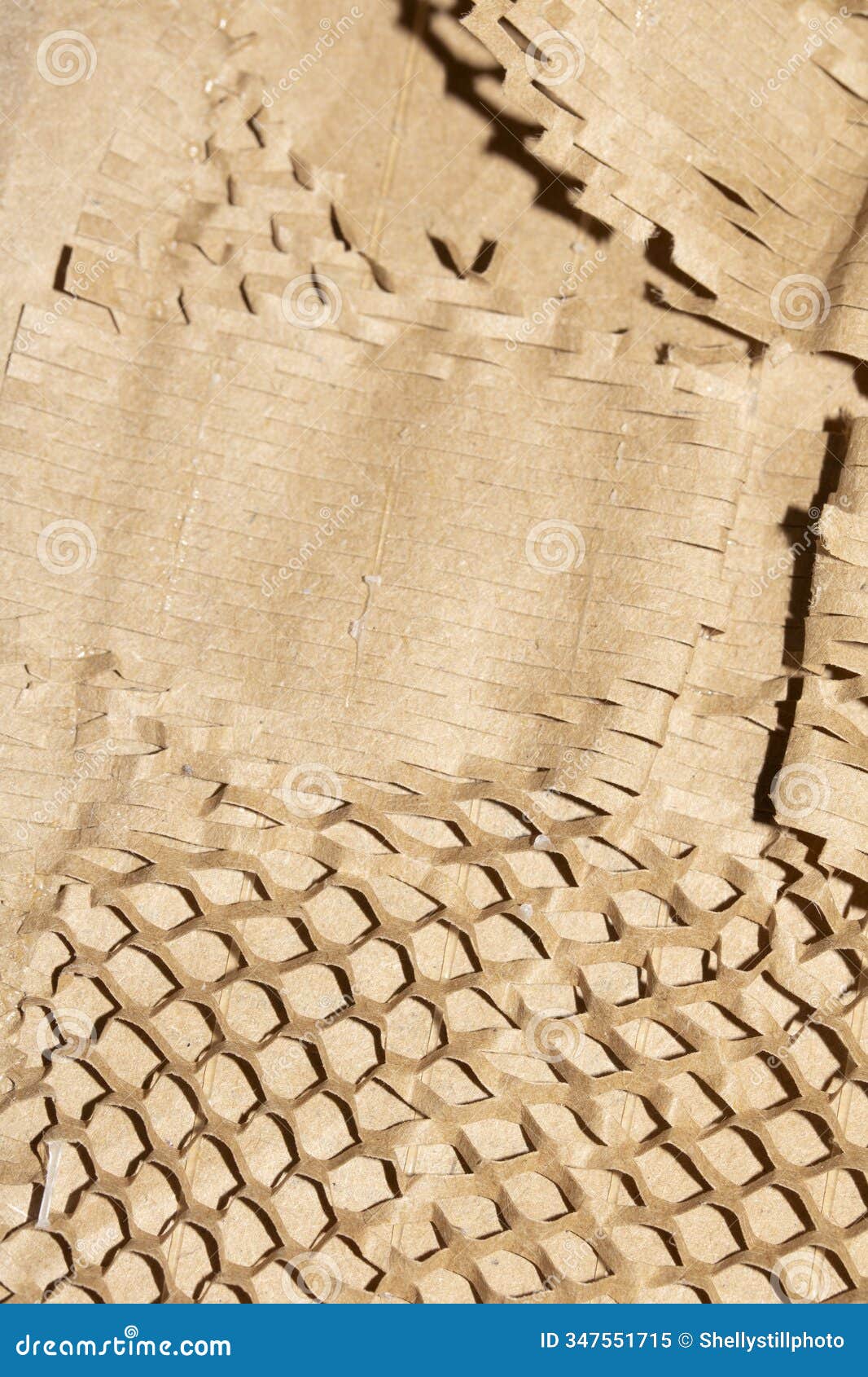 Cardboard Paper Screwed Crunched Up Box Packaging with Honeycomb ...