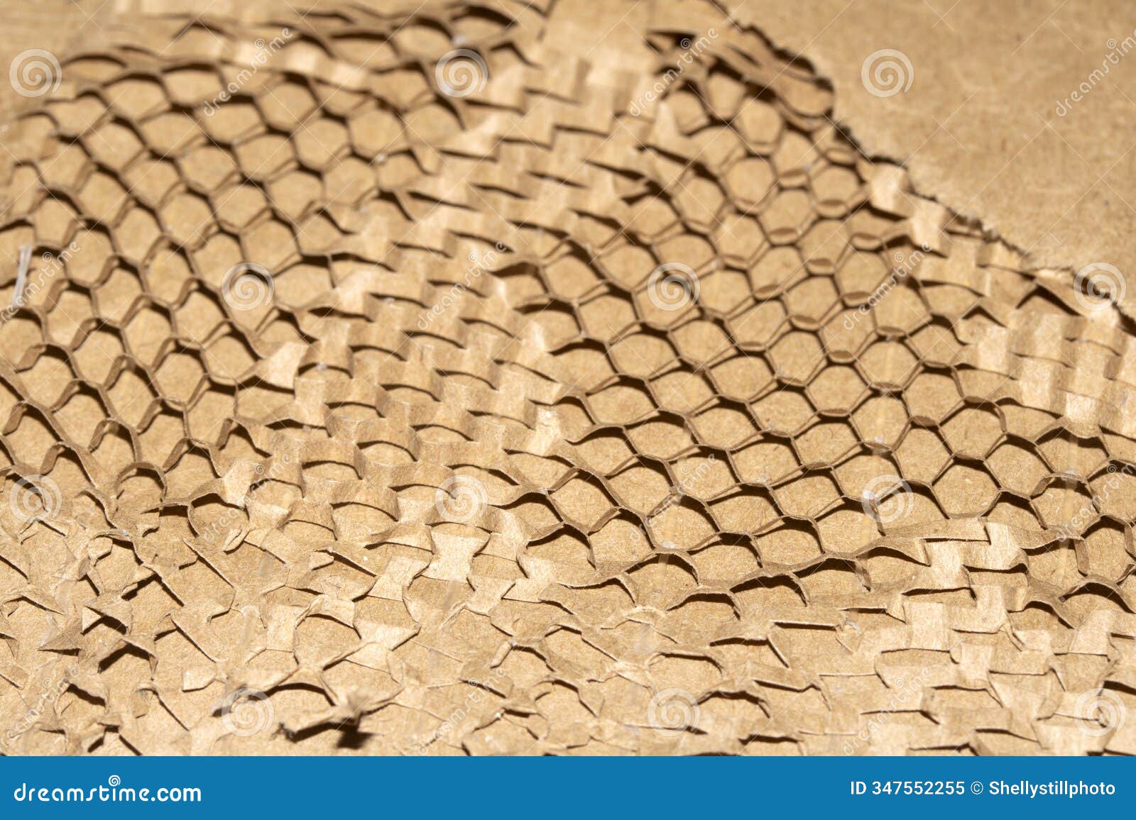 Cardboard Paper Screwed Crunched Up Box Packaging with Honeycomb ...