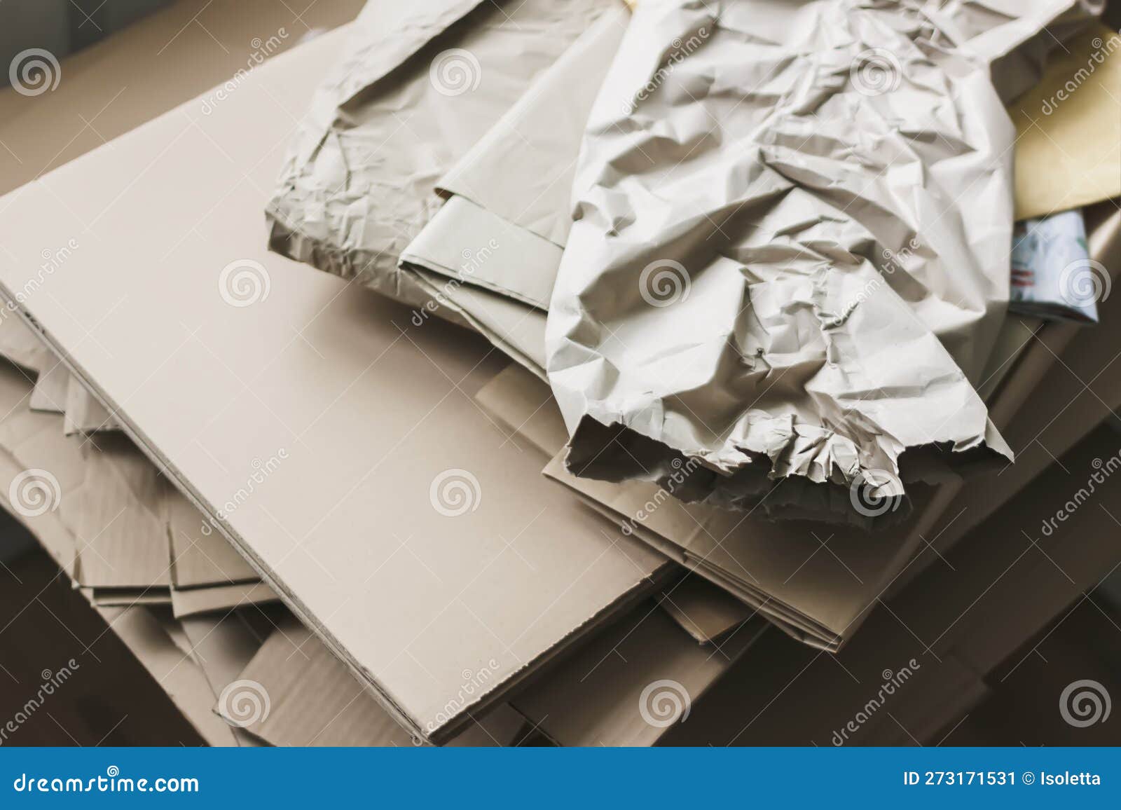 Cardboard and paper stack stock image. Image of beige - 273171531