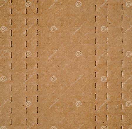 Cardboard with Perforated Lines Stock Image - Image of paper, high ...