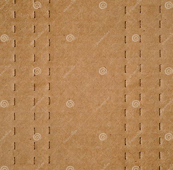 Cardboard with Perforated Lines Stock Image - Image of paper, high ...