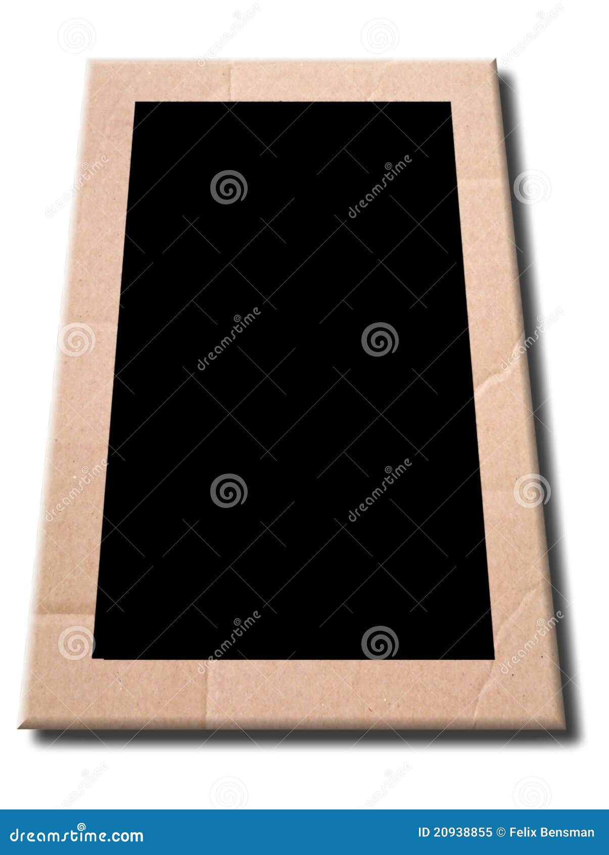 Cardboard photo frame stock image. Image of corrugated - 20938855