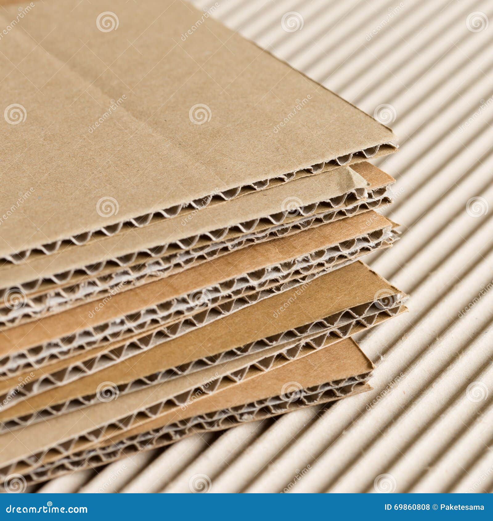 Cardboard pile background stock photo. Image of horizontal - 69860808