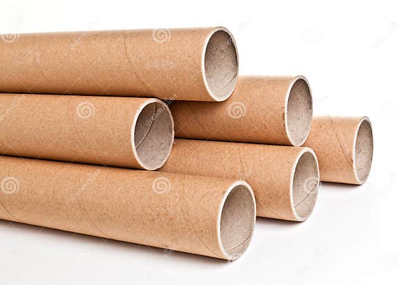 Cardboard pipe stock photo. Image of industry, texture - 50328332