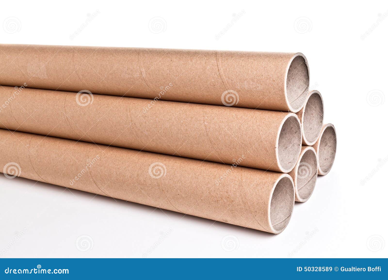 Cardboard pipe stock image. Image of pipe, texture, manufacture - 50328589
