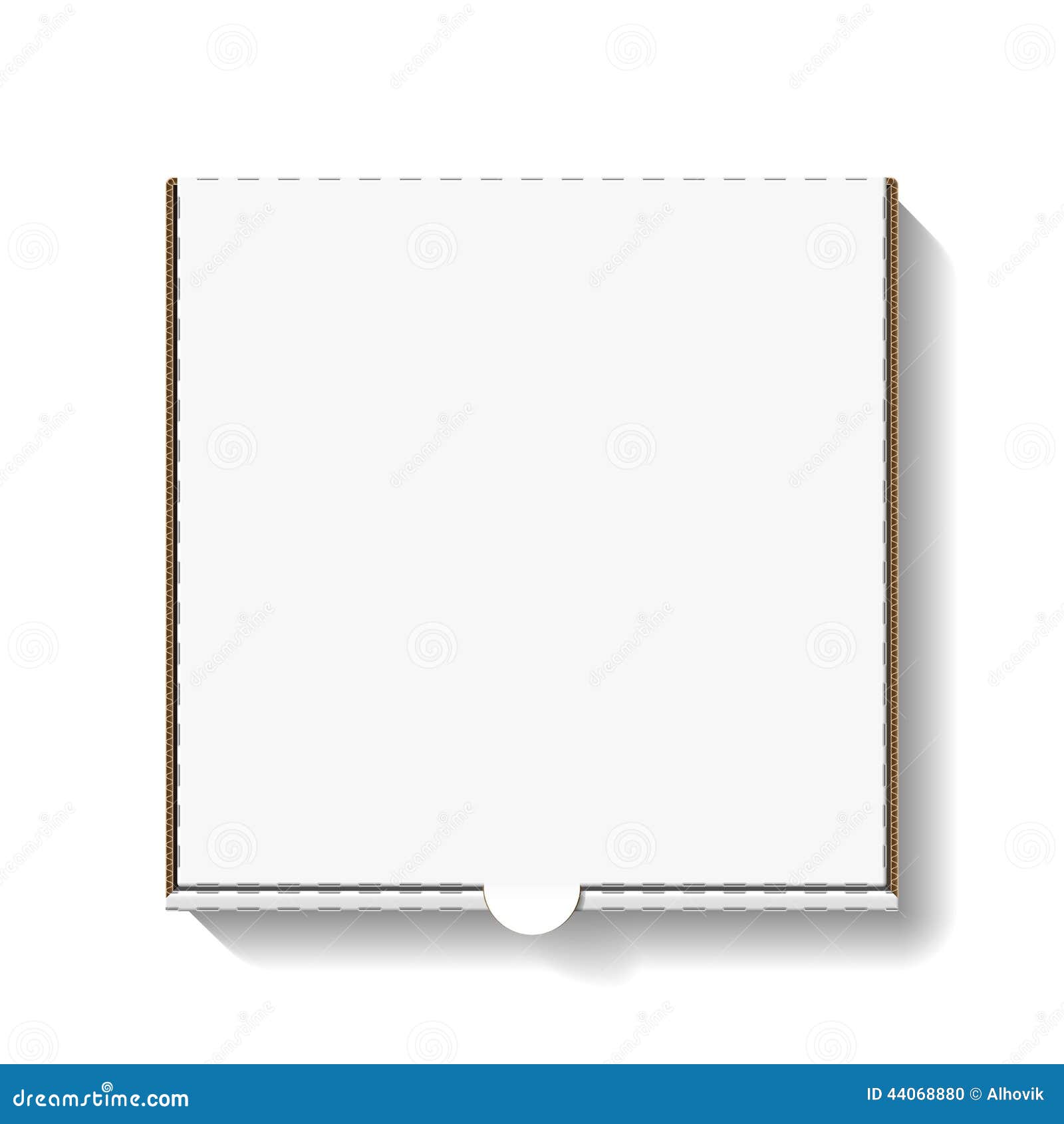 Blank Pizza Box
