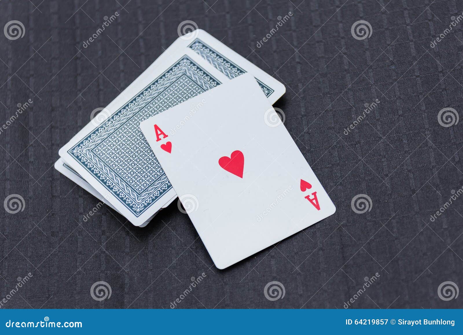 Cardboard Playing Cards for Card Games Stock Image - Image of gambling ...