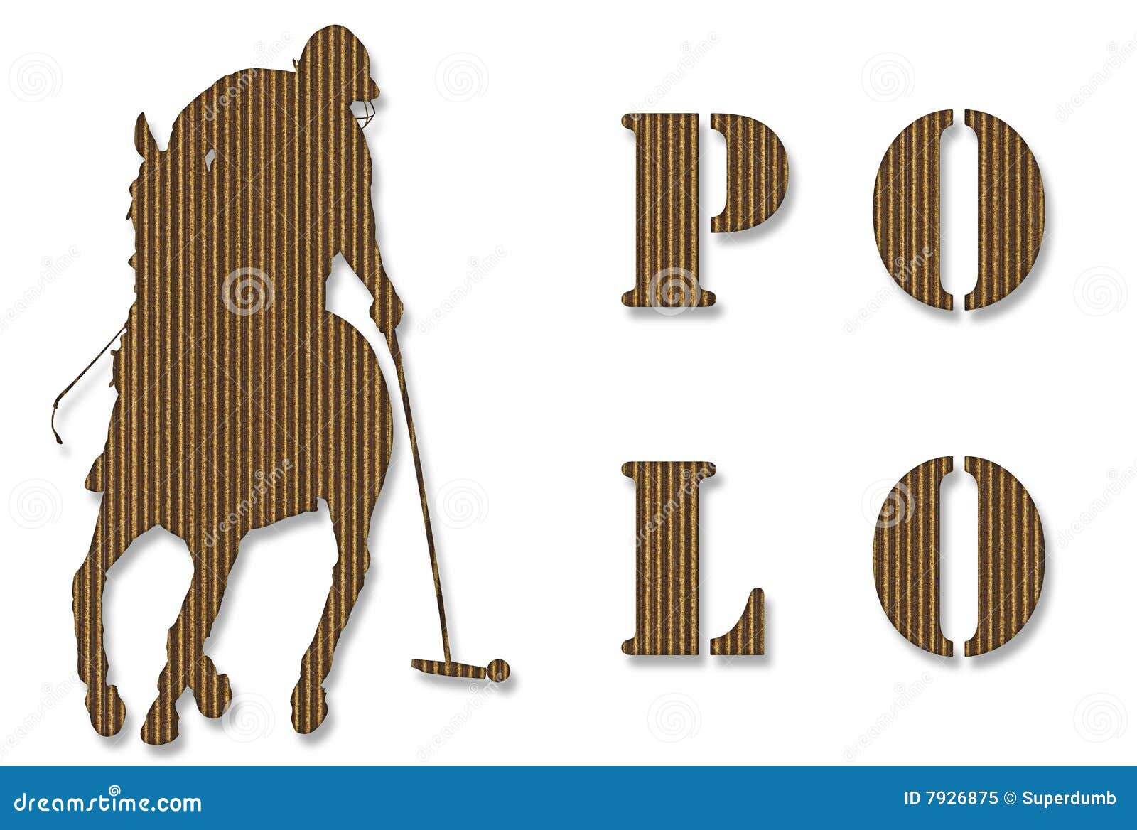 Polo Player With Rearing Up Horse And Long Handled Mallet Icons For ...